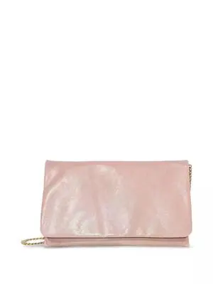 POCHE PARIS Chain-strap Clutch Bag - Pink