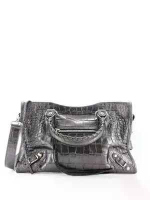 Balenciaga Croc Effect Cross Body Bags