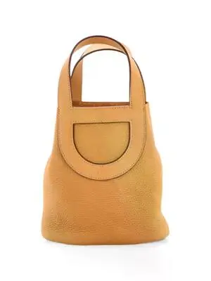 Hermès In-the-loop Bag Clemence With Swift 18 Bucket Bag - Brown