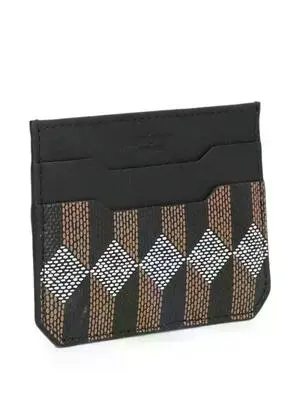 AU DEPART Monogram-print Card Holder