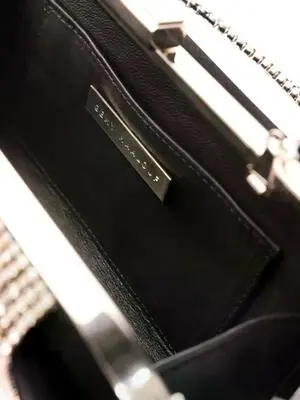 GEMY MAALOUF Crystal-fringe Clutch Bag