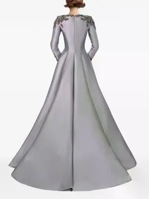 GEMY MAALOUF Beaded Mikado Dress