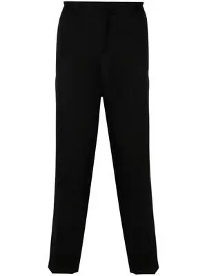 JIL SANDER Tapered-leg Cropped Trousers - Black