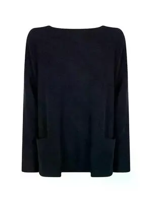 DANIELA GREGIS Boat-neck Sweater - Blue