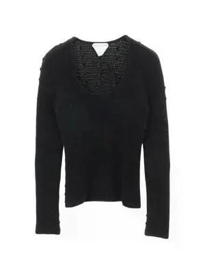 Bottega Veneta Bobble-knit Scoop-neck Sweater