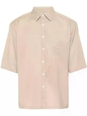 COSTUMEIN Stefano Chest-pocket Short-sleeve Shirt - Neutrals