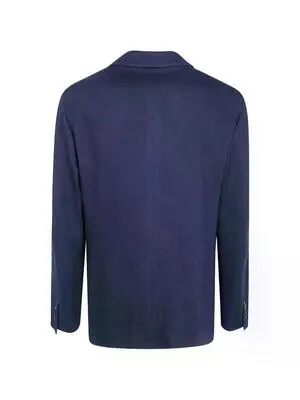 Giorgio Armani Double-breasted Ribbed Blazer