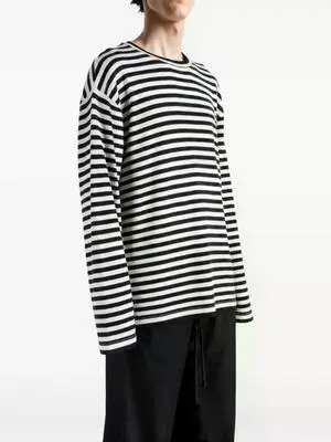 Extreme Cashmere N°452 Rock Striped Long-sleeve T-shirt