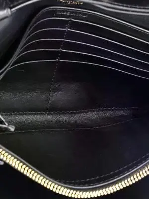 Saint Laurent Monogram Flap Chain Wallet