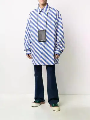 Marni Parallel Striped Oversized Shirt