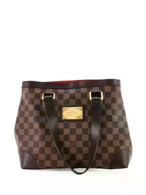 LOUIS VUITTON Hampstead Handbag Damier Pm Tote Bag - Brown
