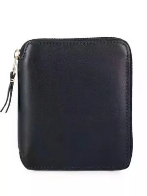 Comme Des Garçons Zip-around Leather Wallet - Black