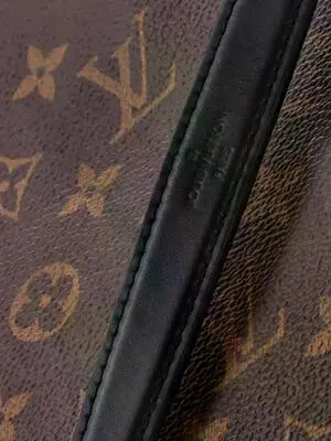 LOUIS VUITTON Monogram Canvas Leather Shoulder Bag