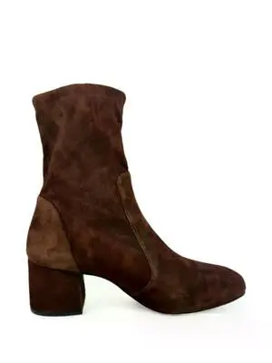 STUART WEITZMAN Sleek 60 Suede Ankle Boots - Brown