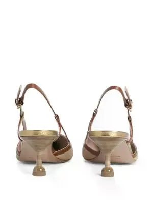Roberto Festa Delfina Canvas Slingback Pumps
