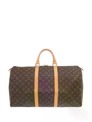 LOUIS VUITTON 2002 Monogram Keepall 50 Travel Bag