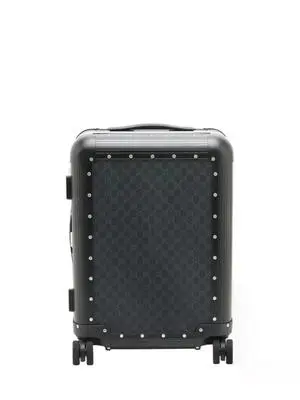 Gucci 2020-2026 Gg Imprime Trolley Travel Bag - Black