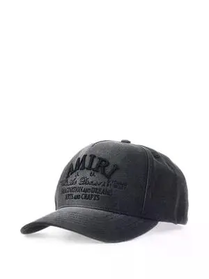 Amiri Embroidered Logo Baseball Cap - Grey