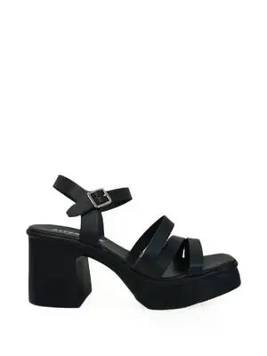 ALTERCORE Buckle-fastening Platform Sandals - Black