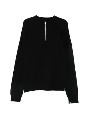 Extreme Cashmere Zip-fastening Sweater - Black