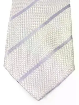 Tagliatore Diagonal-stripe Textured Tie