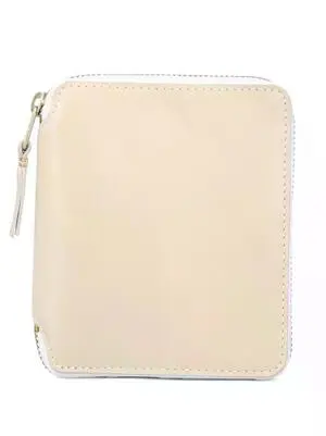 Comme Des Garçons Zip-around Leather Wallet - Neutrals