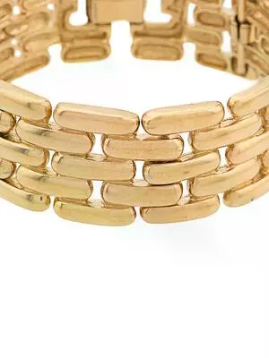 Givenchy 1980s Watchband Statement Bracelet