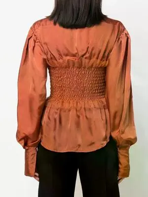 Viktor & Rolf Long-sleeve Smocked Shirt