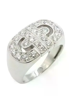 BVLGARI 2010s Parentesi Diamond Ring - Silver