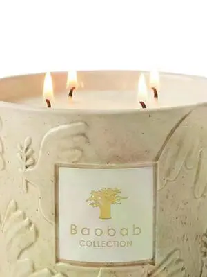 BAOBAB COLLECTION Paloma Embossed Ceramic Scented Candle - Neutrals