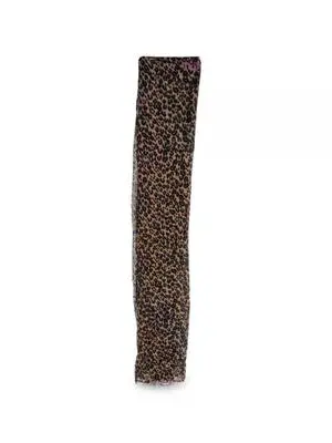 LOUIS VUITTON Stephen Sprouse Leopard-print Scarf - Brown
