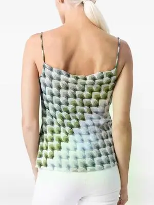 Missoni Top With Lace Motif And Draped Neckline