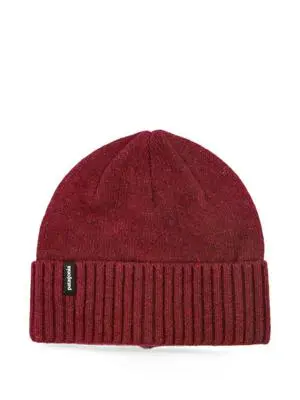 Patagonia Ribbed-knit Logo-patch Beanie Hat