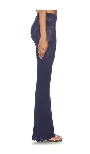 Majorelle Textured Knit Flare Pants