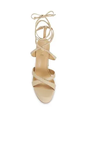 Raye Platform Stiletto Sandals With Wrap-around Ankle Tie