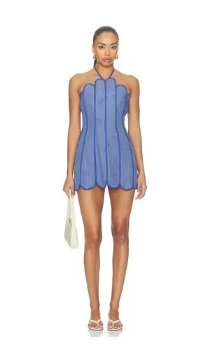 Azulu Lenny Dress In . Also - Blue