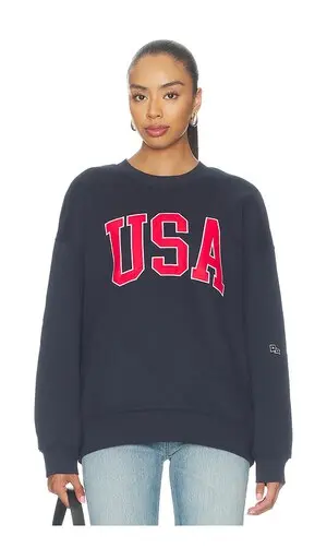 HYPE AND VICE Offside Crewneck Sweatshirt In . Also - Navy