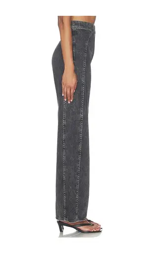 Veronica Beard Grant High Rise Wide Leg Jeans