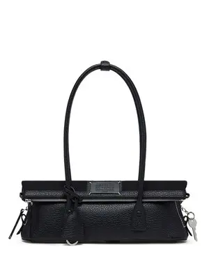 MAISON MARGIELA 5ac Leather Shoulder Bag - Black