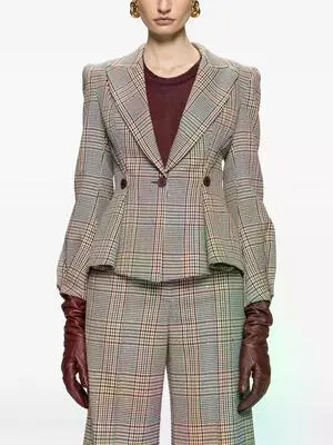 NISSA Checked Tailored Blazer