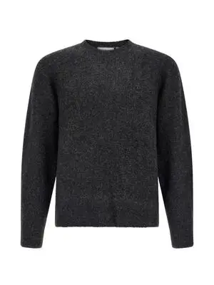 Carhartt Work In Progress Carhartt WIP Curtis Embroidered-Logo Sweater Grey
