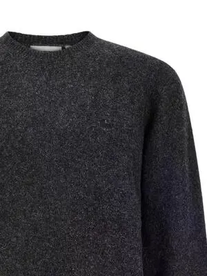 Carhartt Work In Progress Curtis Embroidered-logo Sweater - Grey