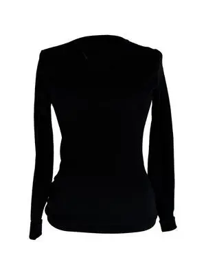 Alaïa V-neck Sweater - Black