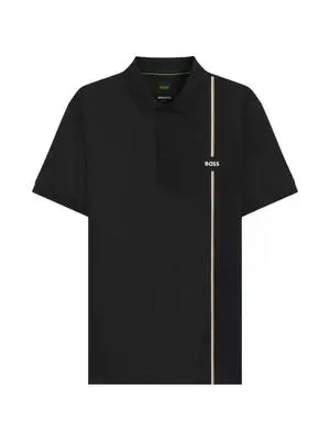 BOSS Active Quick-dry Polo Shirt With Signature Stripe