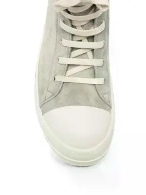 Rick Owens Lace-up Leather Sneakers