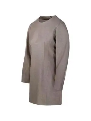 P.a.r.o.s.h Mini Round-neck Puff-sleeve Dress