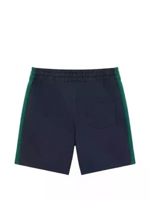Casablanca Navy & Green Panelled Sweatshorts