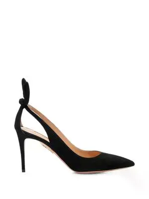 AQUAZZURA Bow Tie Pump 85