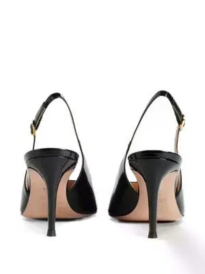 Roberto Festa Patent Leather Slingback Stiletto Pumps
