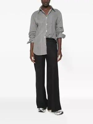 THE FRANKIE SHOP Peri Striped Button-down Shirt